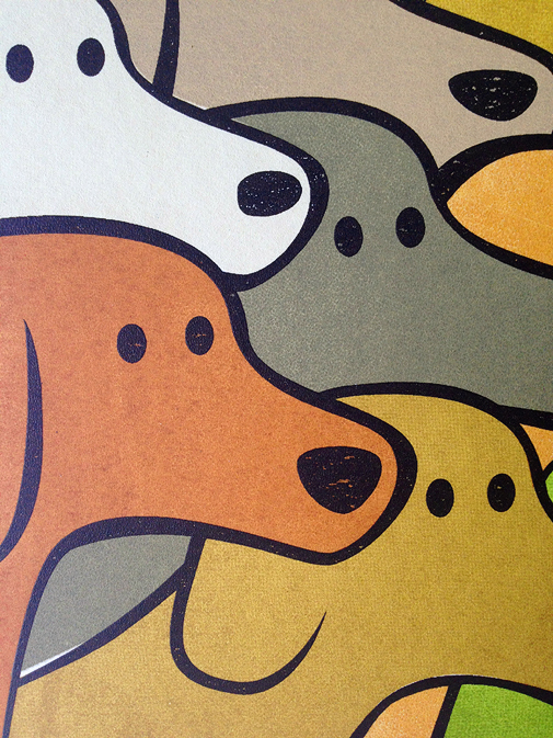 Screenprint • 7 Dogs | Christophe Gowans