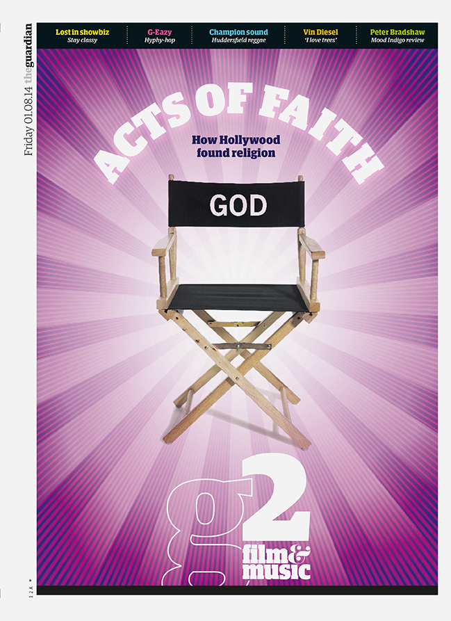 G2 cover : religion in the movies | Christophe Gowans