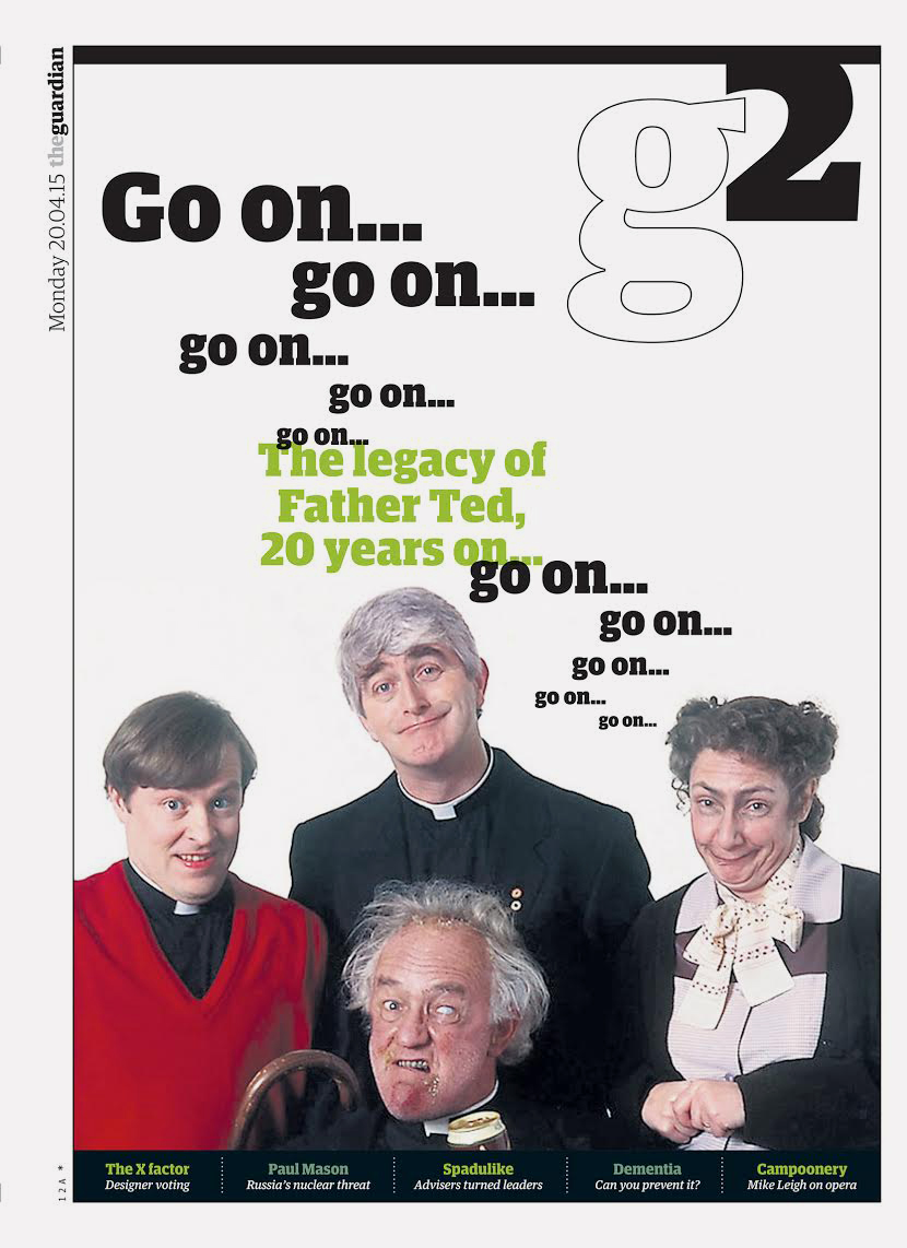 G2 cover : Father Ted, 20 years on | Christophe Gowans
